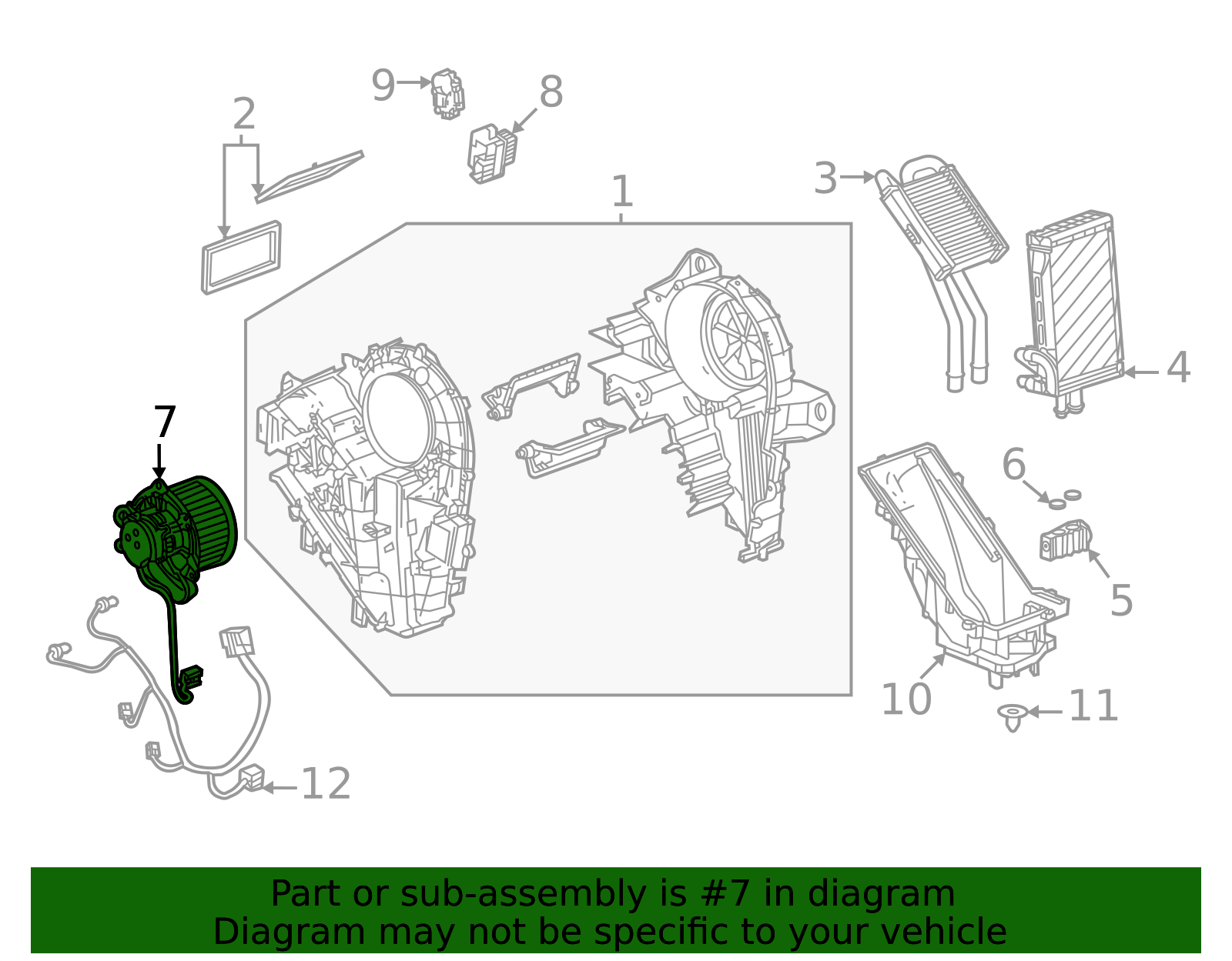 2021-2025 GM Auxiliary Blower Motor 84488484 | Capital Chevy Parts