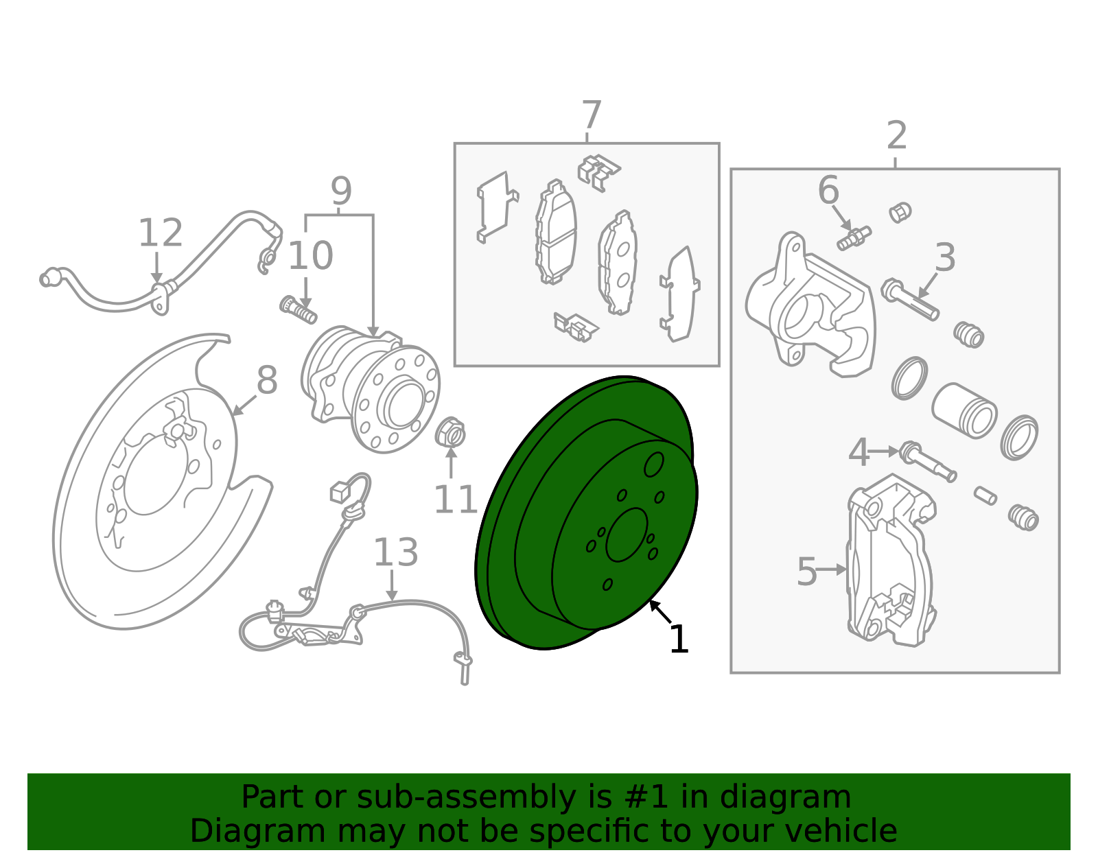 SU003-10629 - Disc Brake Rotor Brantford Toyota Parts