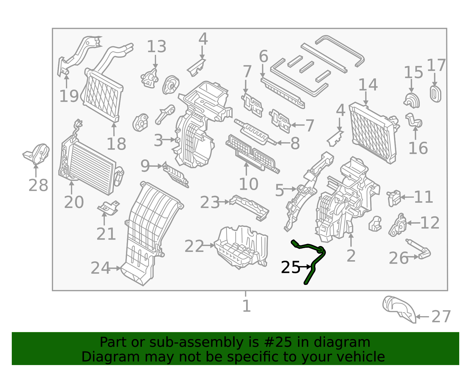 2017-2021 Hyundai Ioniq Drain Hose 97173-G7000 | MotorMotor