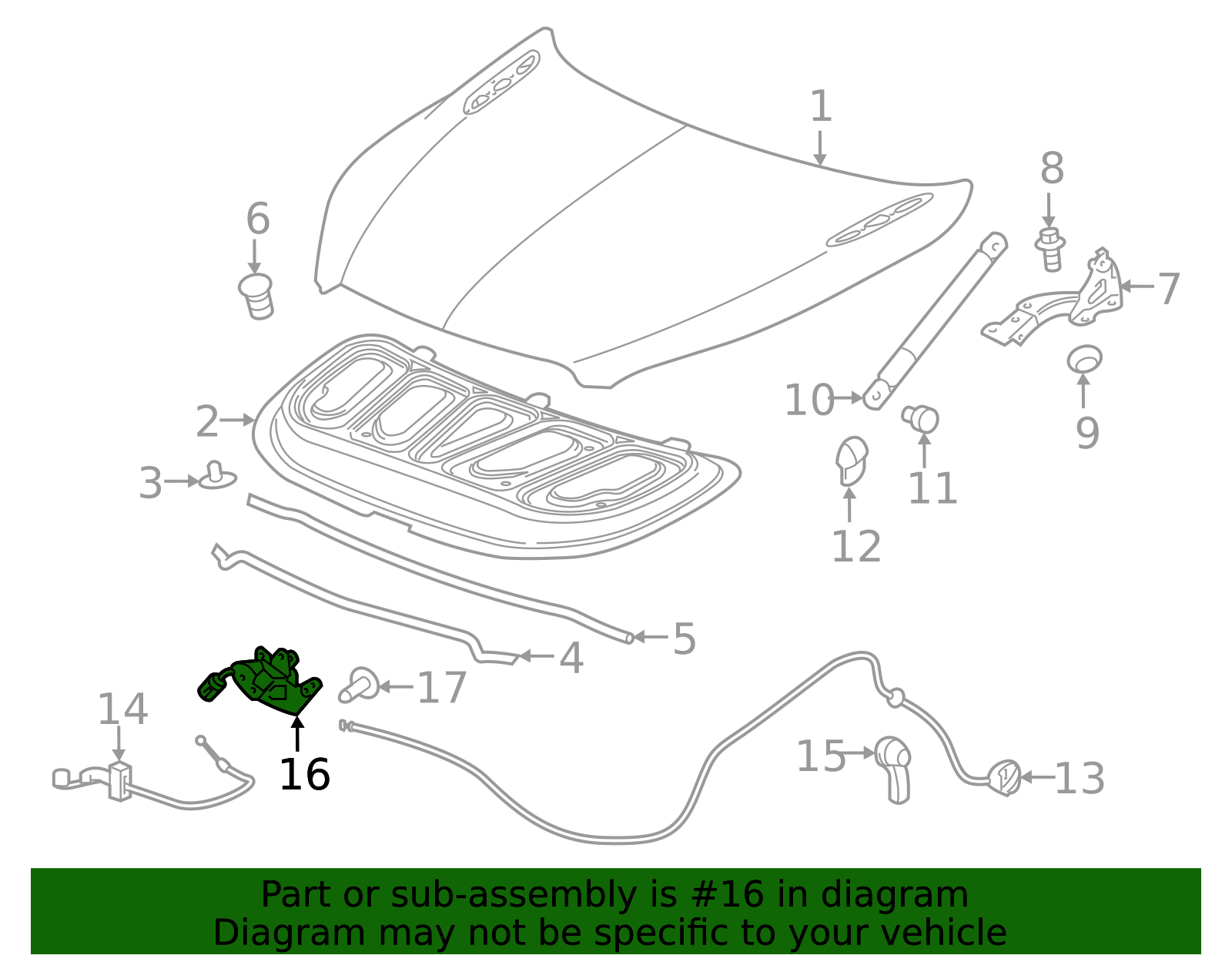 84169355 - 2016-2020 Buick Envision - Engine Hood Switch | Partners Chevy