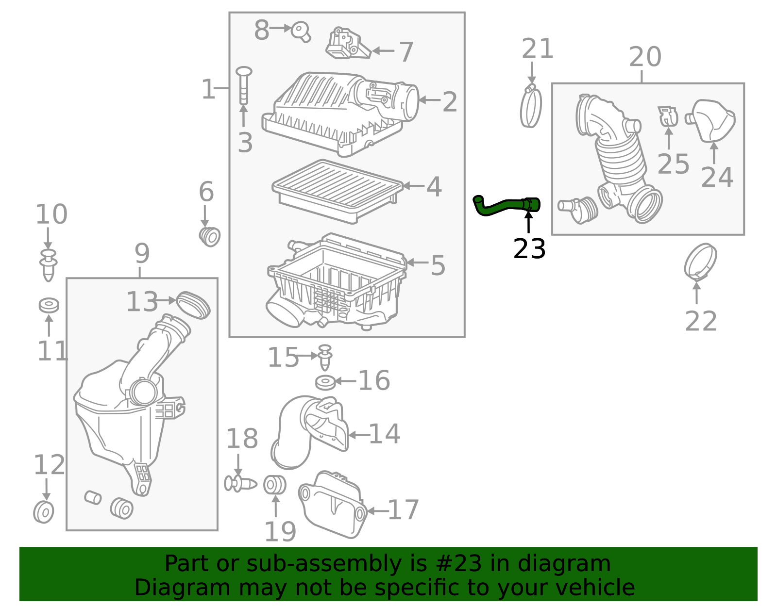 2017-2021 Chevrolet Spark Positive Crankcase Ventilation (PCV) Tube ...