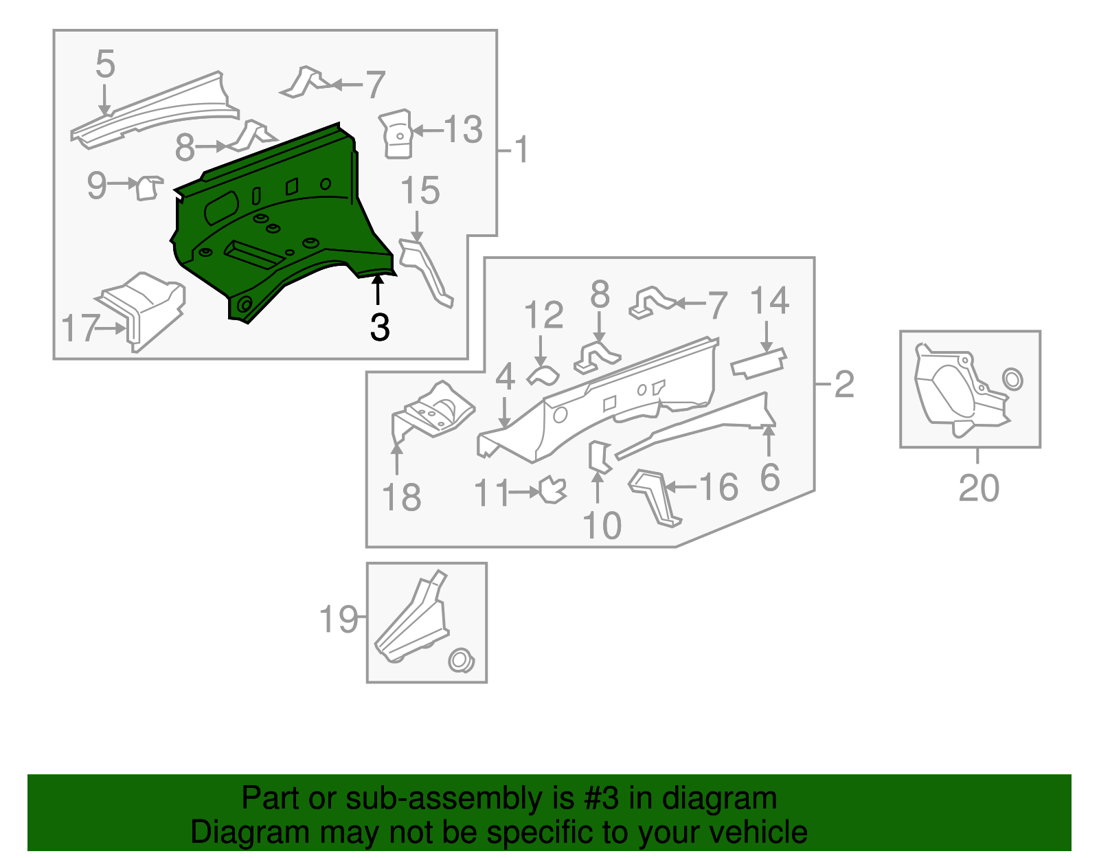 53711-60A40 - Apron Panel 2008-2021 Toyota Land Cruiser | Bam Wholesale ...