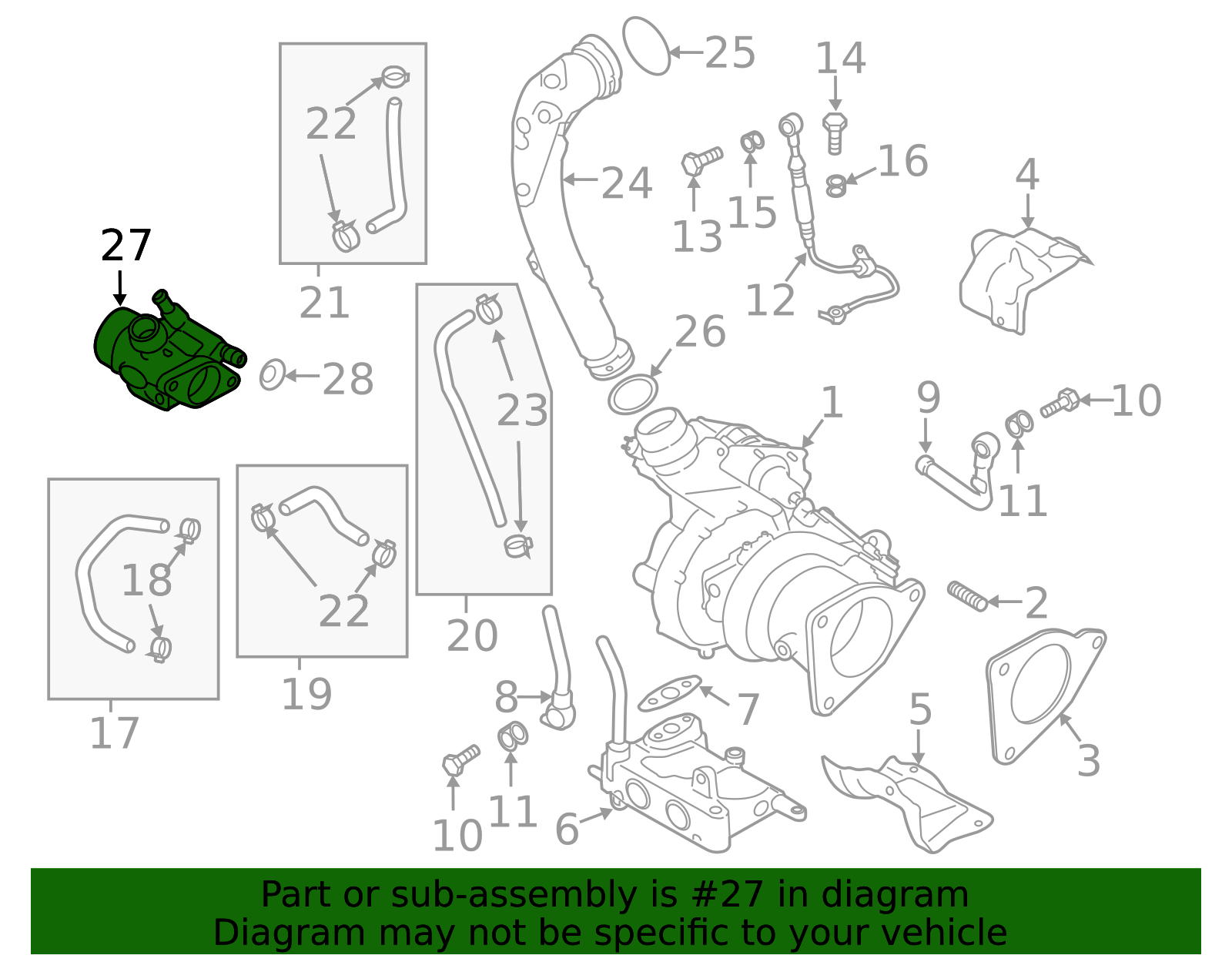 14460AA380 - 2019-2024 Subaru - Air Inlet Duct | Subaru Parts HQ