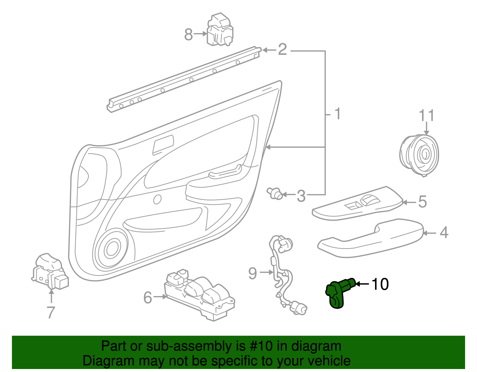 84231-08010 - Door Jamb Switch 1998-2002 Toyota | Toyota San Diego Parts