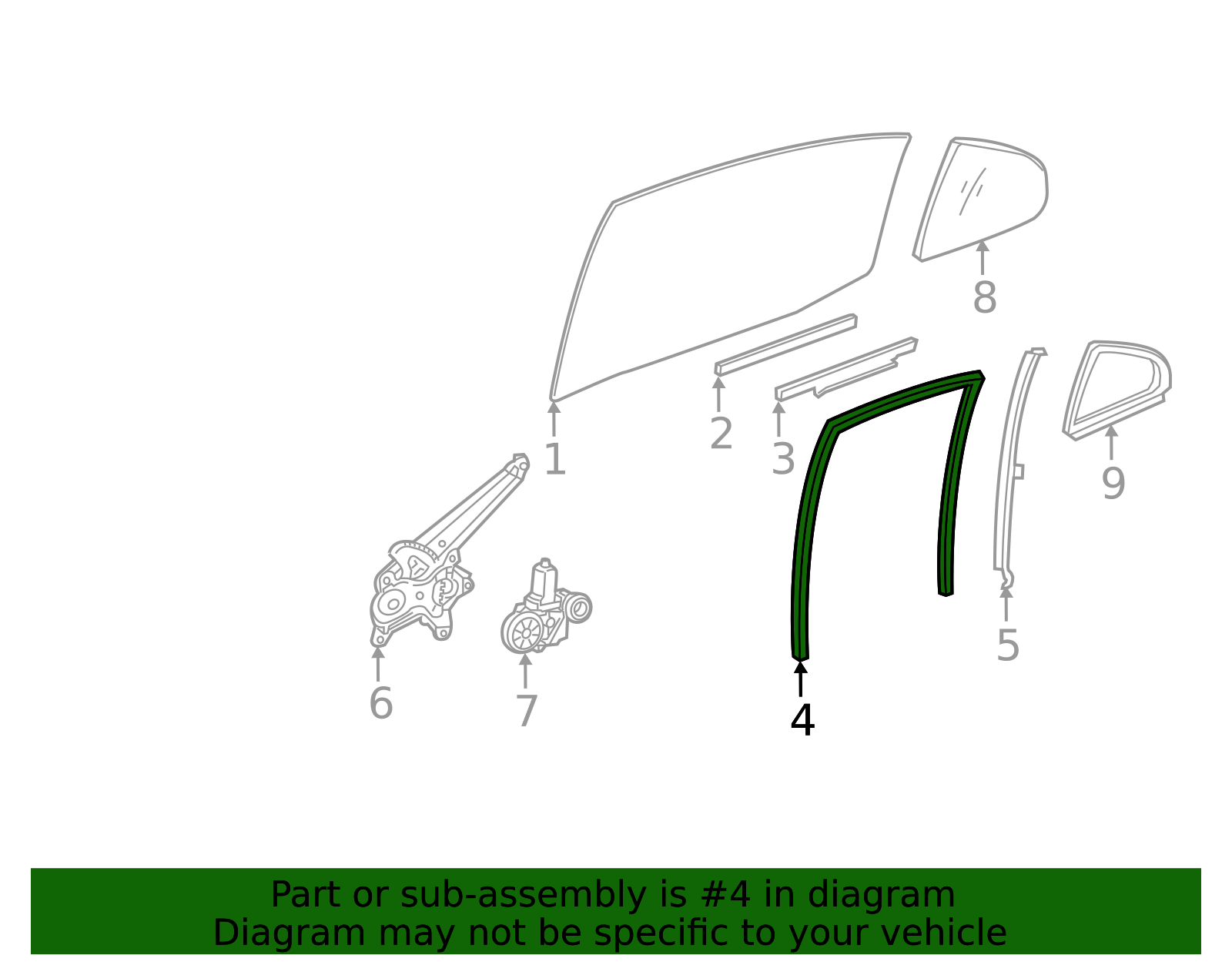Window Channel - Smooth Window Travel 68152-53040 | AutoNation Parts