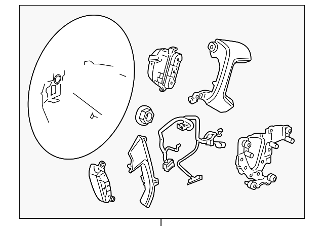 2007-2014 GM Ebony Steering Wheel 22947808 GM | GMPartsDirect.com