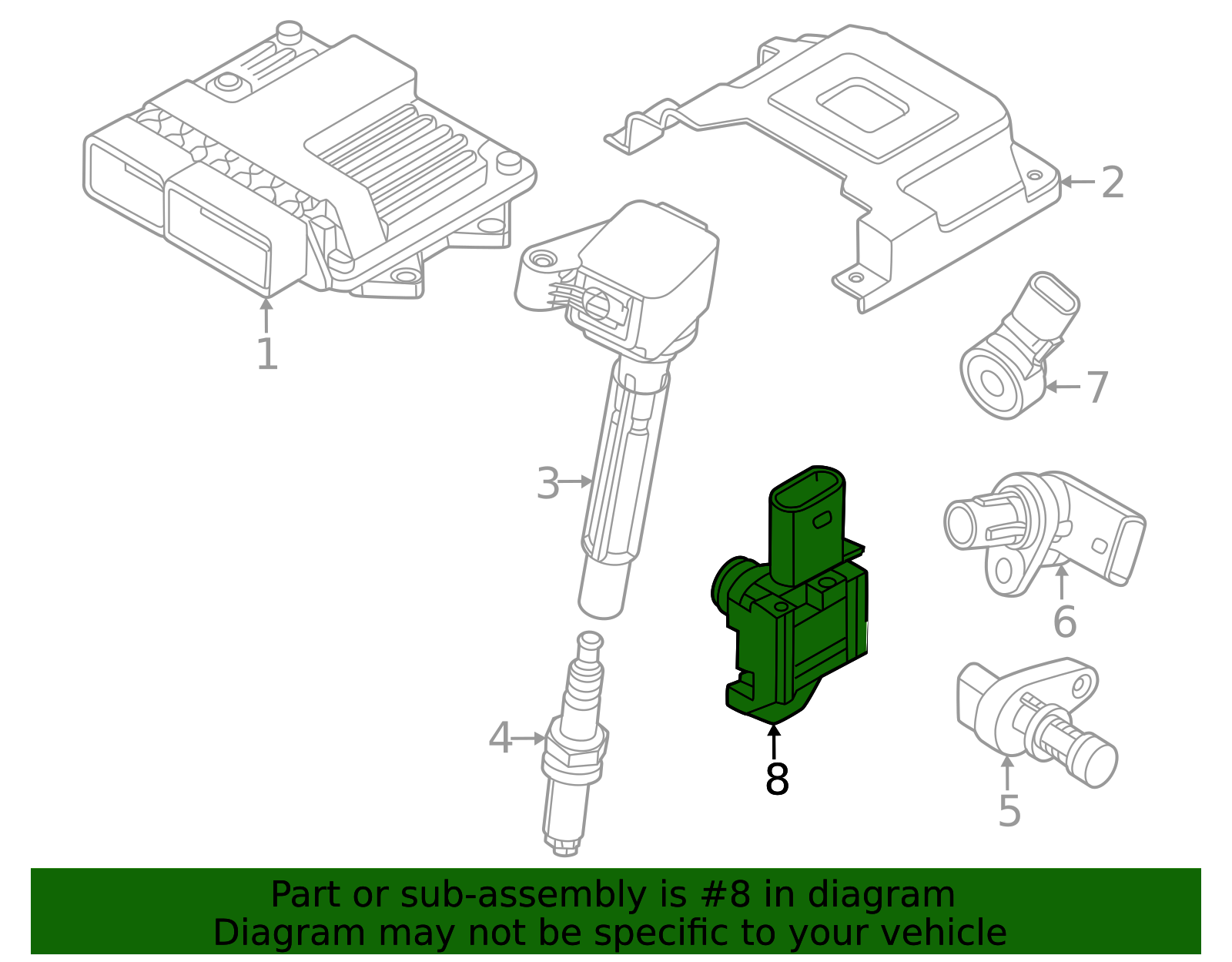 2020-2025 Mopar Air Intake Temp Sensor 68476185AA | Mopar Parts Canada