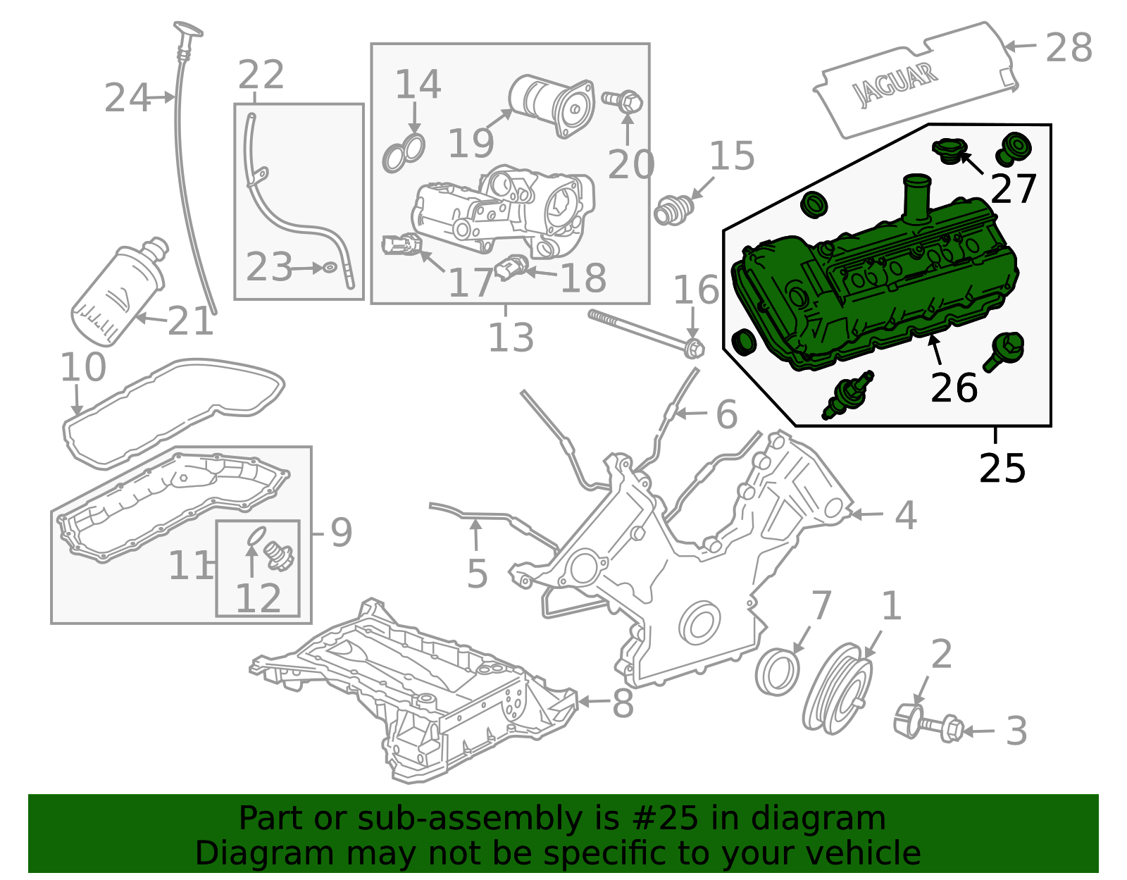 AJ812392 - Valve Cover Harper Jaguar