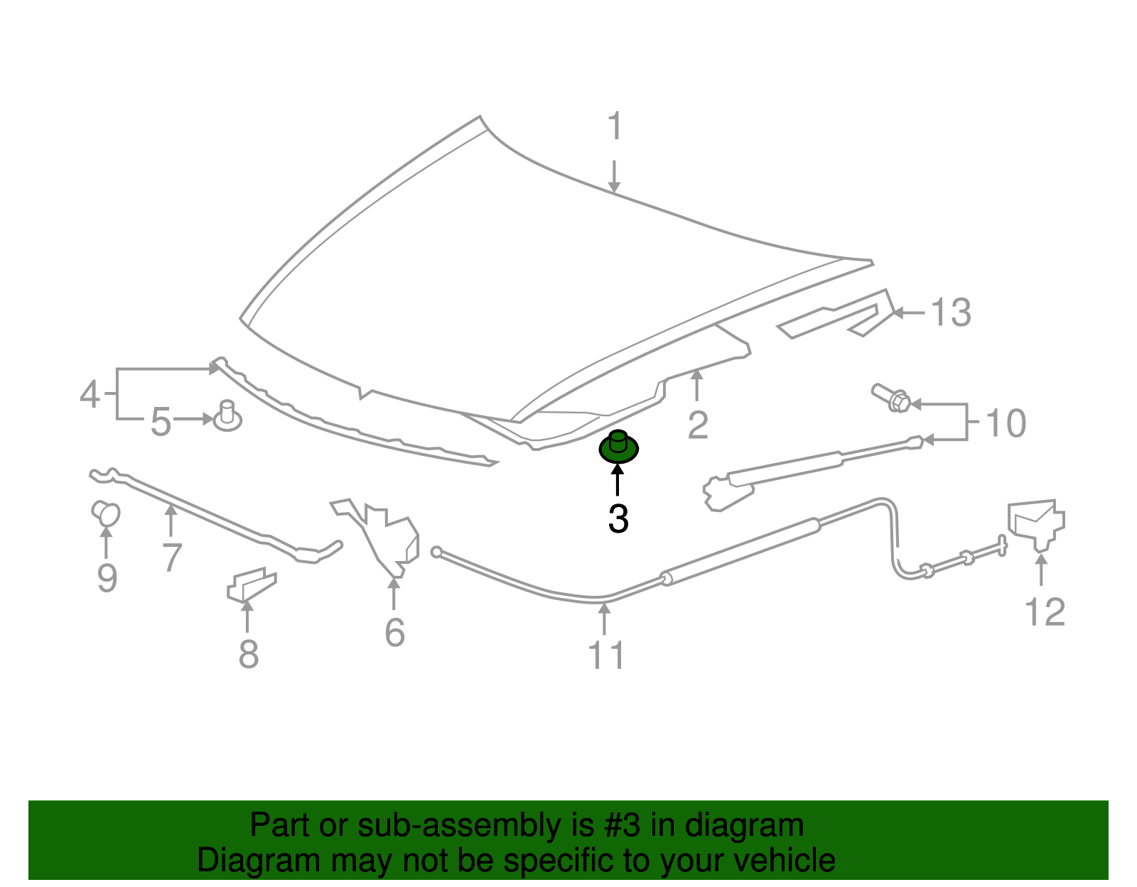 91501-STK-003 - Insulator Clip 2007-2016 Honda | Honda Parts Online