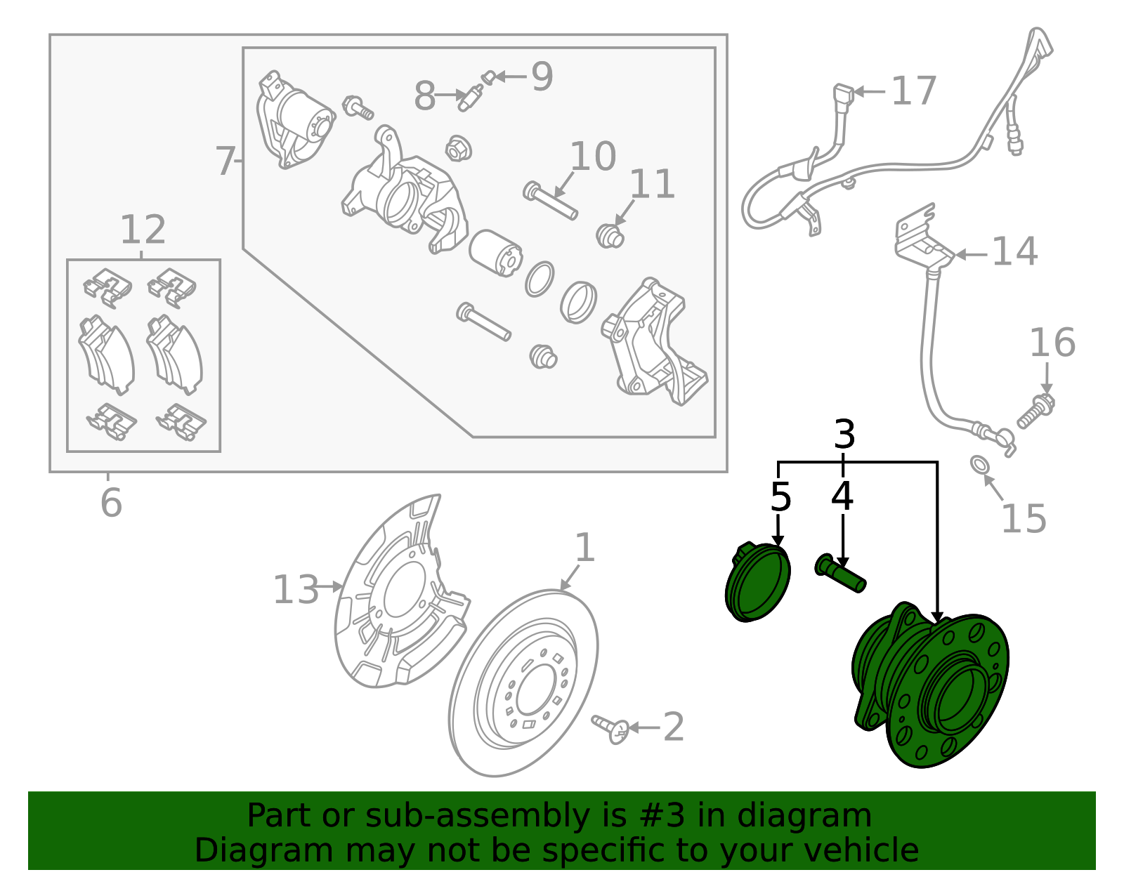 52730-L1100 - Hyundai Wheel Bearing And Hub Assembly 2020-2025 Hyundai ...