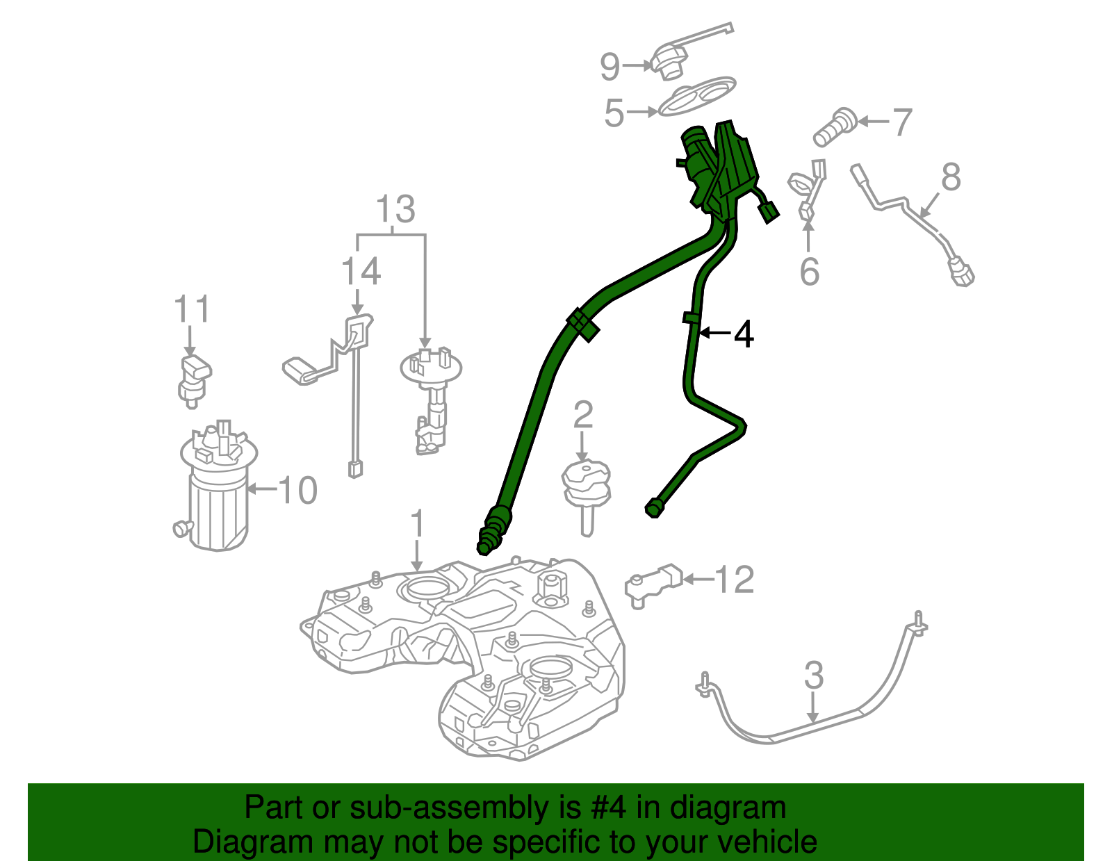 166-470-04-20-64 - Filler Neck 2012-2019 Mercedes-Benz | Mercedes-Benz ...