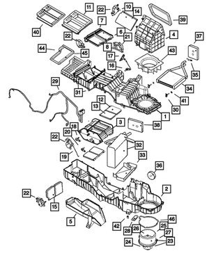 68004228AB - Heater Core 2002-2010 Dodge | Mopar Wholesale Store