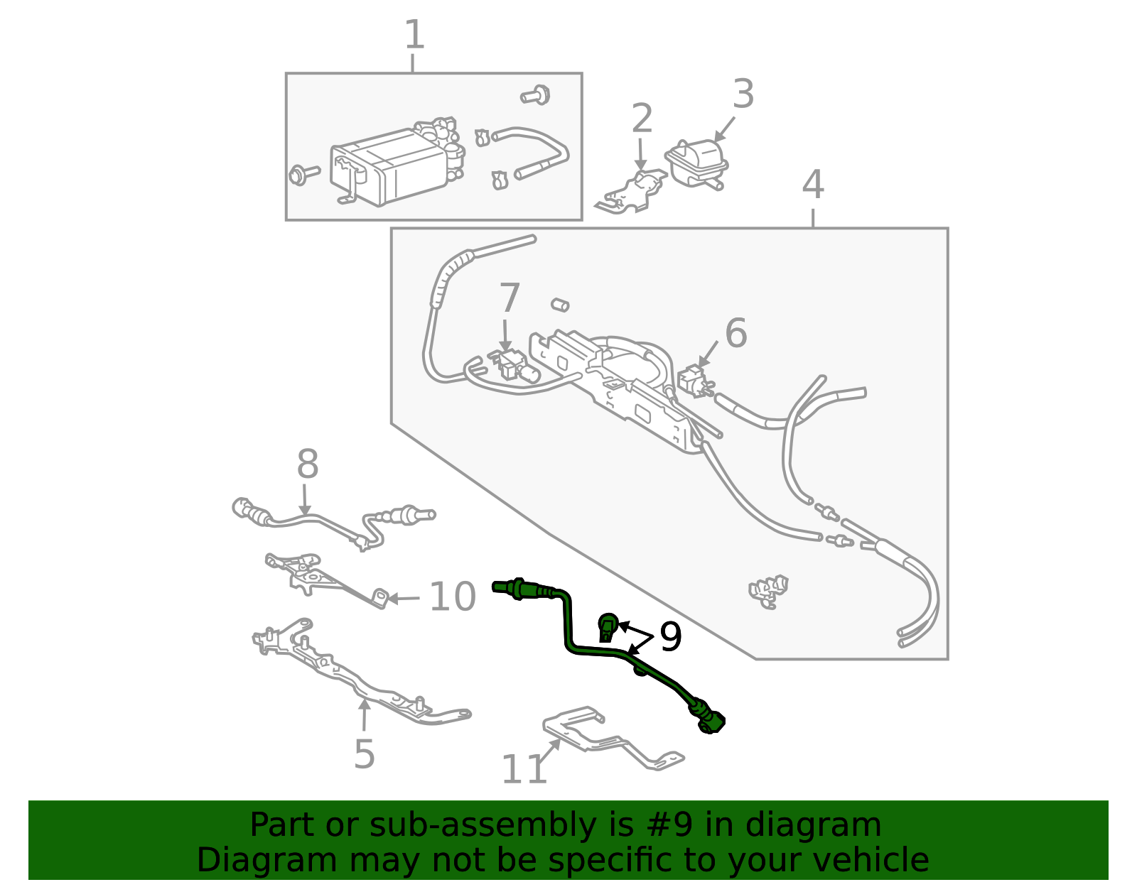 2004-2006 Lexus RX330 Oxygen Sensor 89465-0E010 | OEM Parts Online