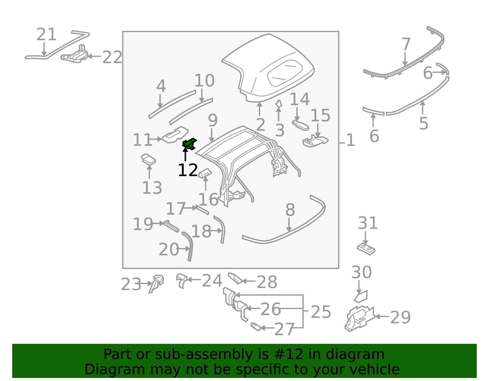 2006-2015 Mazda MX-5 Miata Convertible Top Latch NE51-R1-3A0D | OEM ...