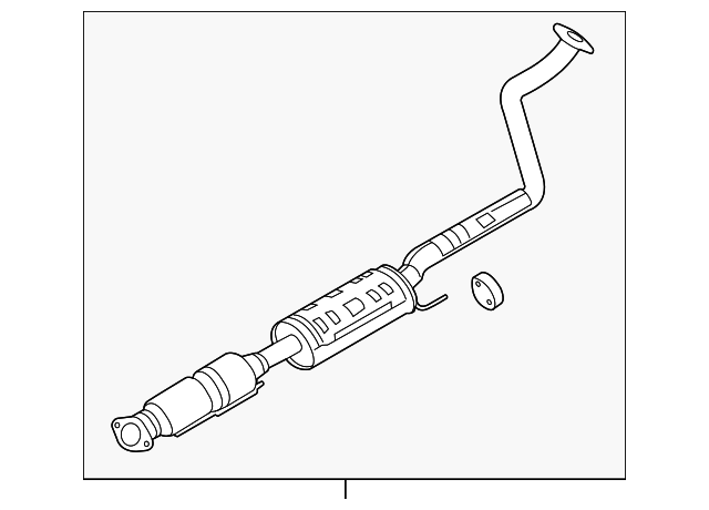Hyundai - 286003X350 - 2014-2016 Hyundai Elantra Intermediate Center ...