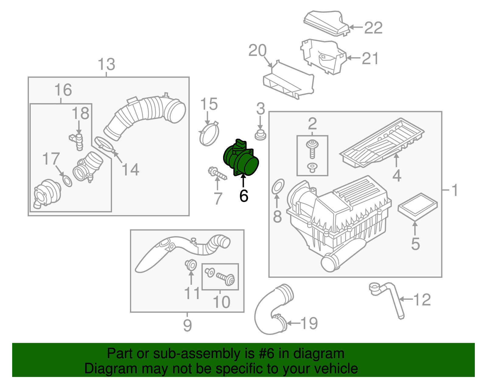 2012-2015 Volkswagen Air Mass Sensor 03L-906-461-A | OEM Parts Online