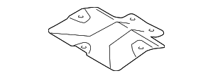 FL3Z-5D032-C - Skid Plate Access Panel 2015-2025 Ford F-150 | Big 3 ...
