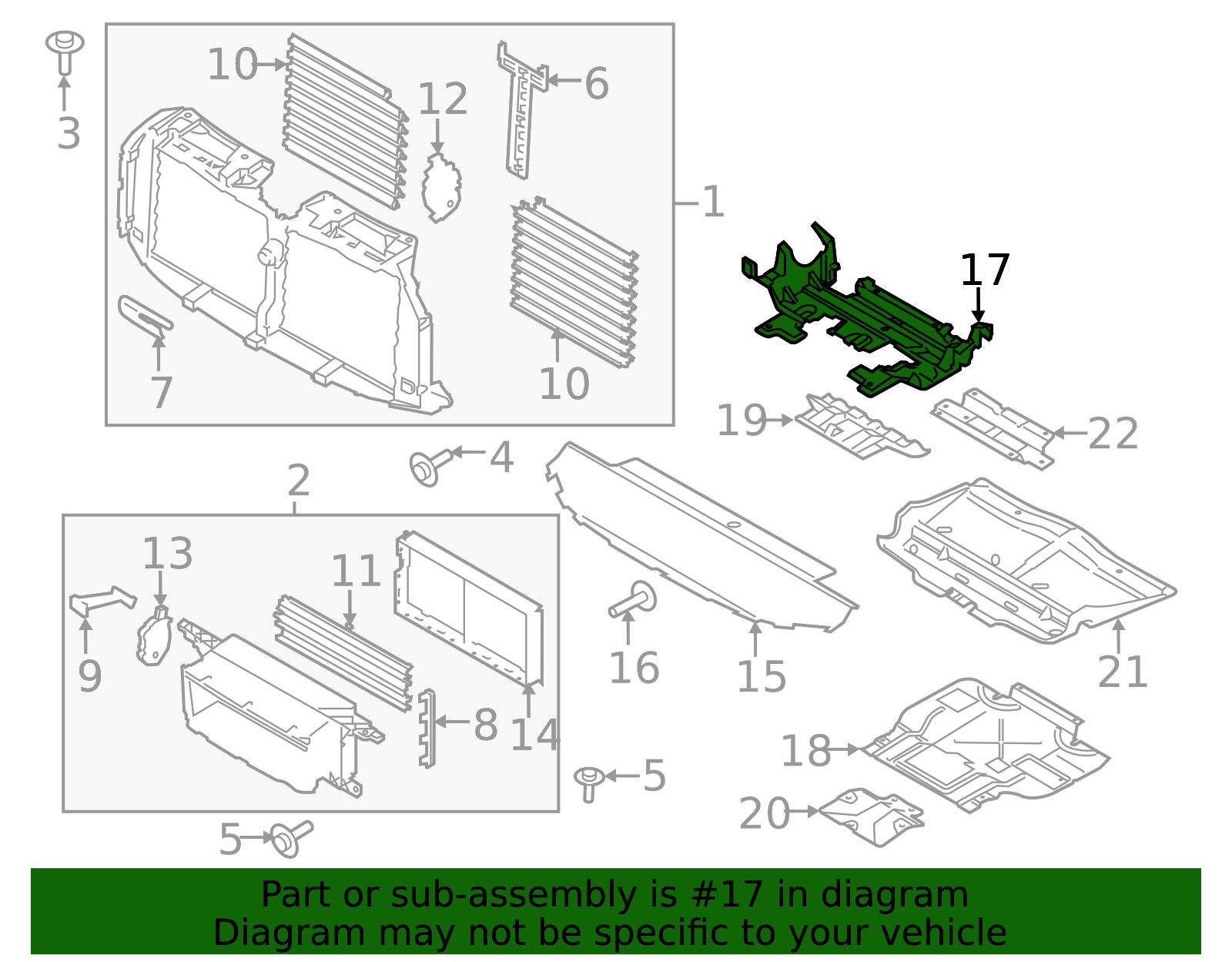 Genuine OEM Ford Part - Splash Shield FL3Z-16054-D | Genuine OEM Ford ...