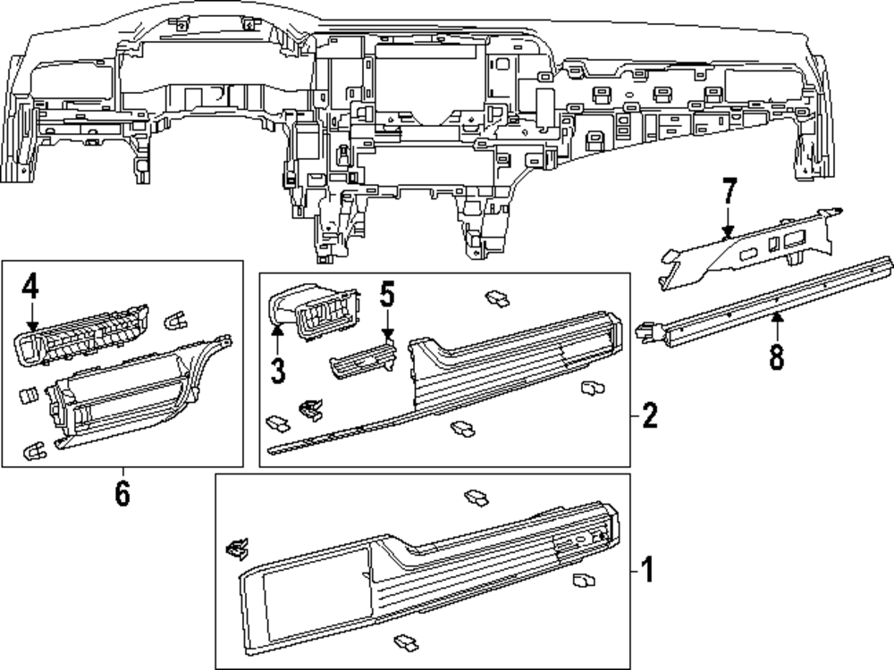 2025 Toyota Camry Air Vent 55670-AQ010 | Toyota Parts Center