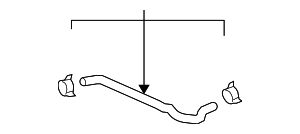 254113x650 - Hyundai Upper Hose 2011-2017 Hyundai | Performance Auto Parts