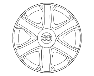 42621-02101 - Wheel Cover - 2009 2010 Toyota Matrix | Nucar Toyota of ...