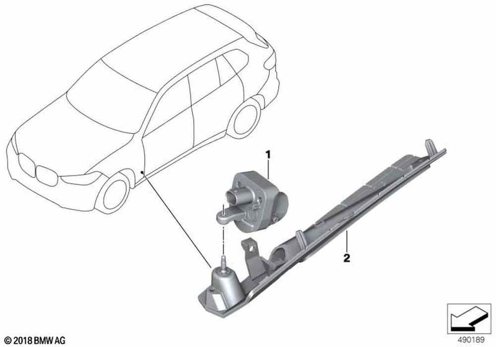 63148097358 - BMW Holder, Lamp Module, Right 2018-2026 BMW ...