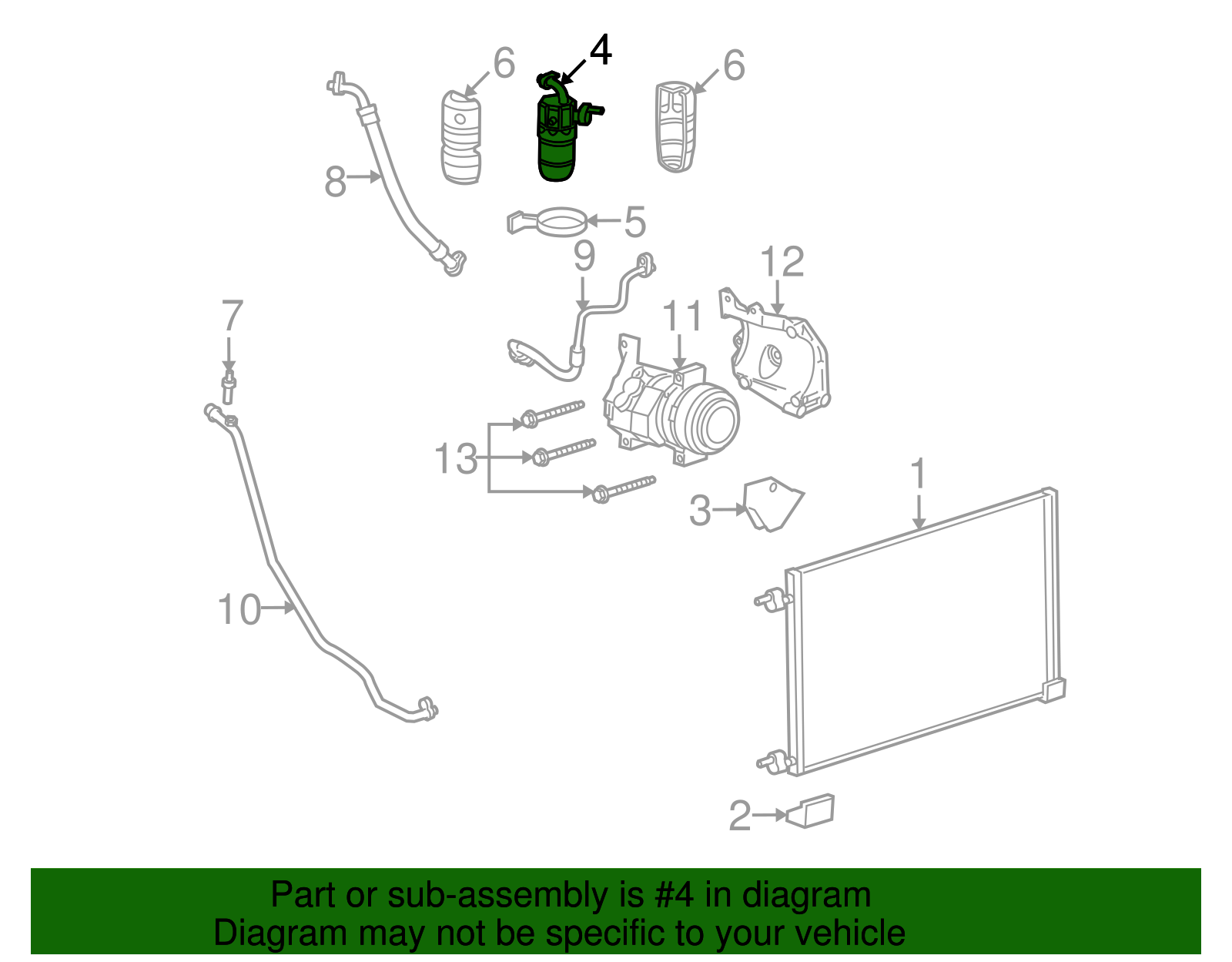 2008-2009 Hummer H2 Accumulator 20828616 | Capital Chevy Parts