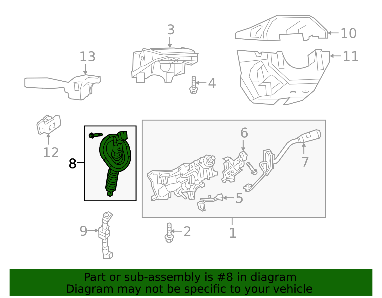05165725AD - OEM Steering Column Intermediate Shaft Kit, Upper For 2012 ...