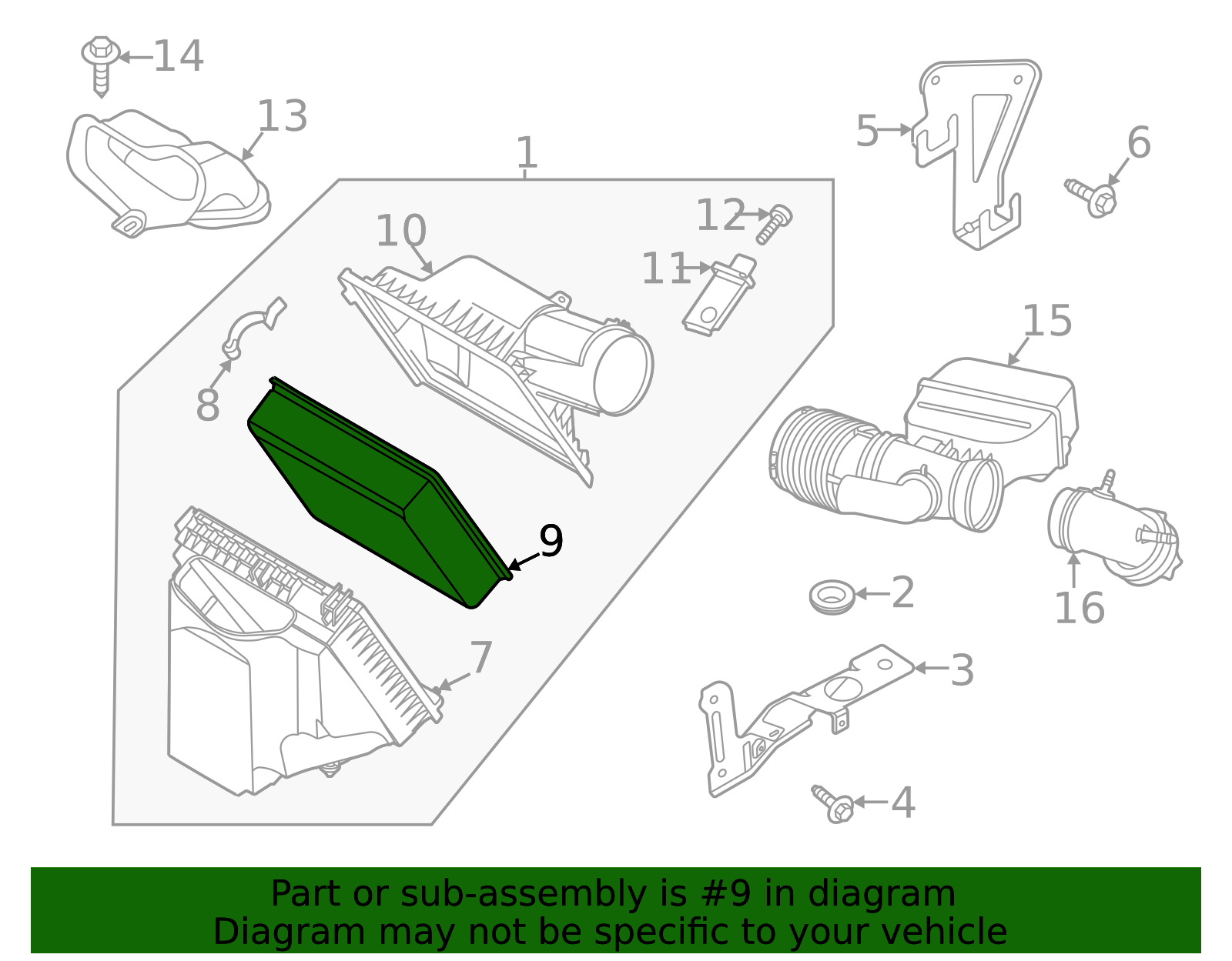 2020-2025 Ford Air Filter LC3Z-9601-A | OEM Parts Online