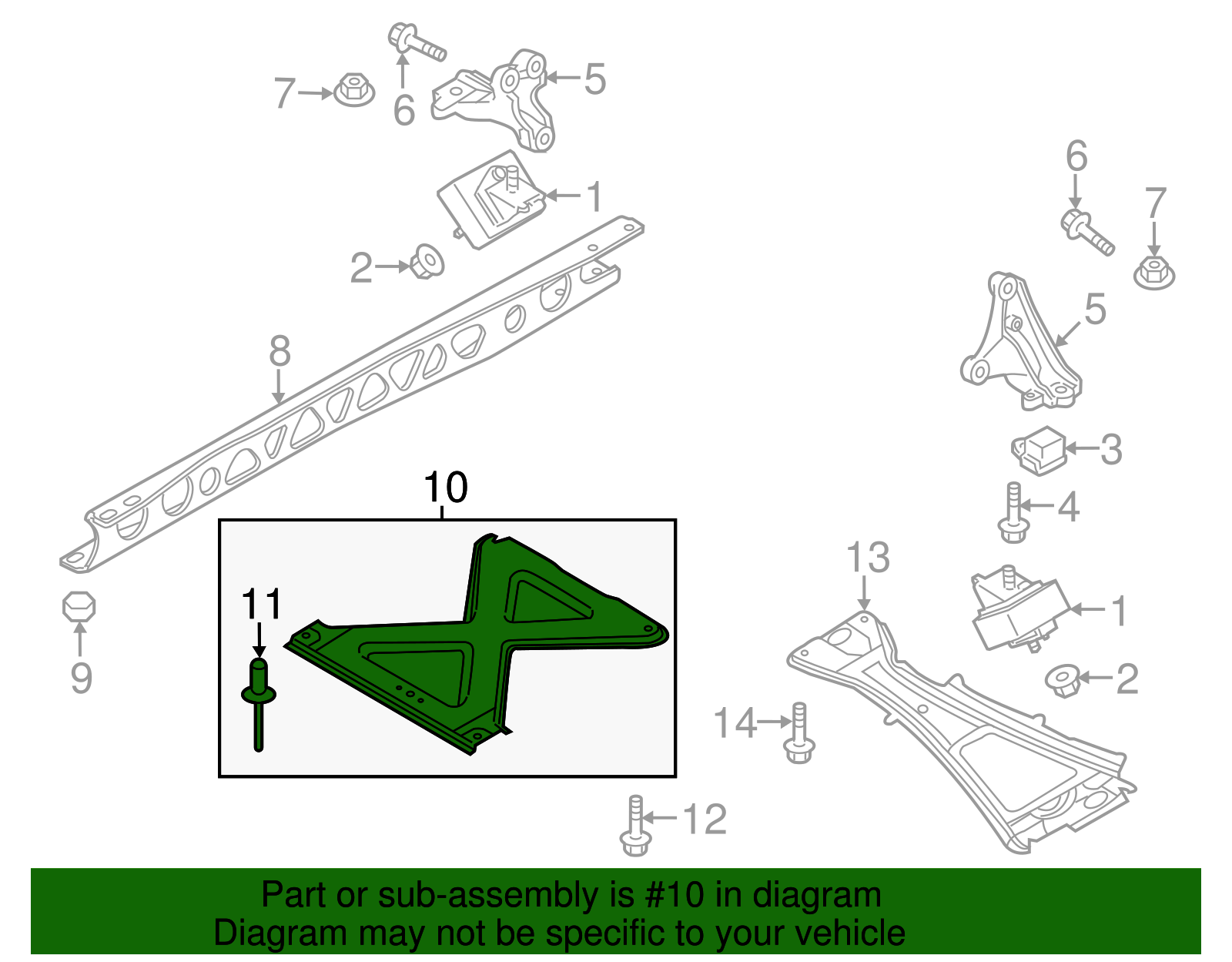 NE55-56-3A0C - Rear Support 2006-2015 Mazda MX-5 Miata | Mazda Parts ...