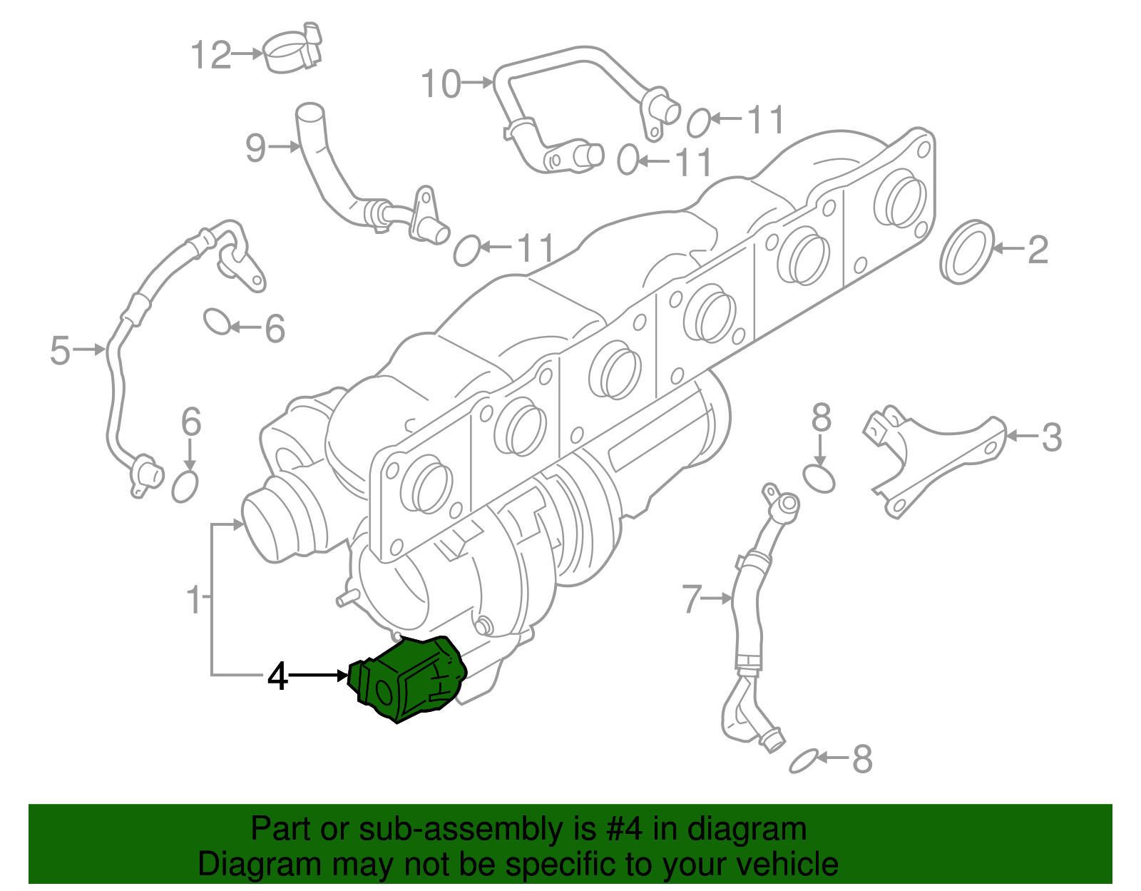 11658659883 - 2013-2018 BMW Turbocharger Wastegate Actuator (11-65-8 ...