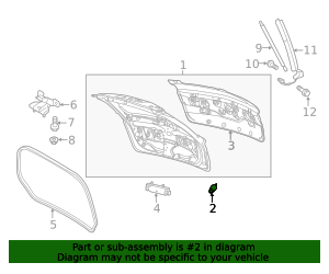 Genuine OEM Ford Part - Hood Stop Buffer W714185-S300 | Genuine OEM ...