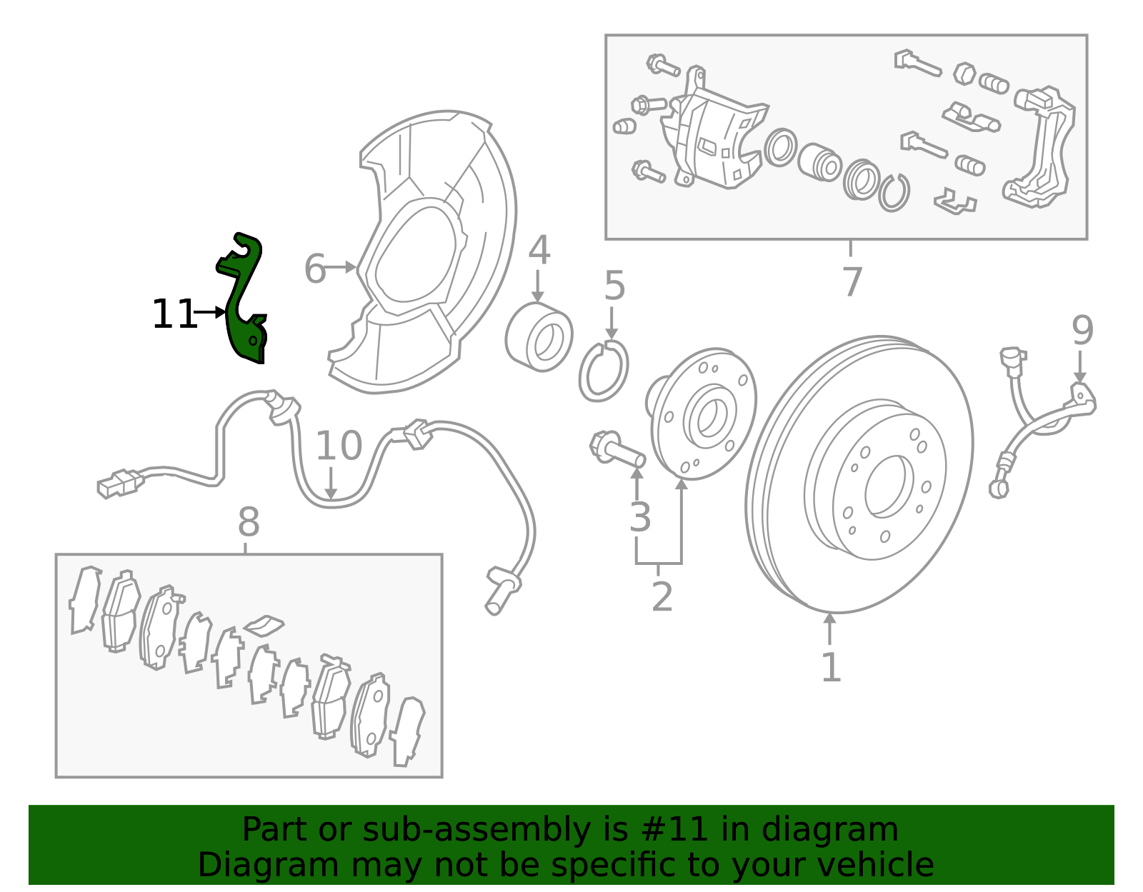 42512-TLA-A00 - 2017-2022 Honda CR-V - Bracket R Front ABS Harness ...
