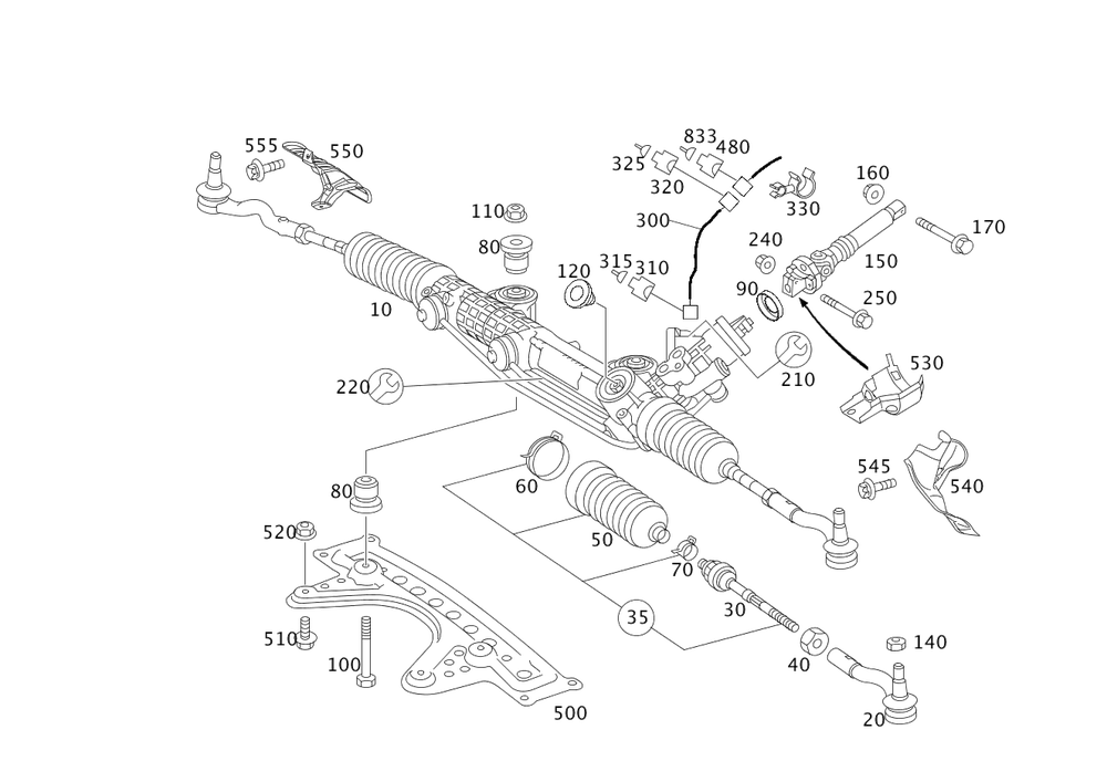 1994-2011 Mercedes-Benz Repair Kit, Valve 211-460-09-84 | MB OEM Parts