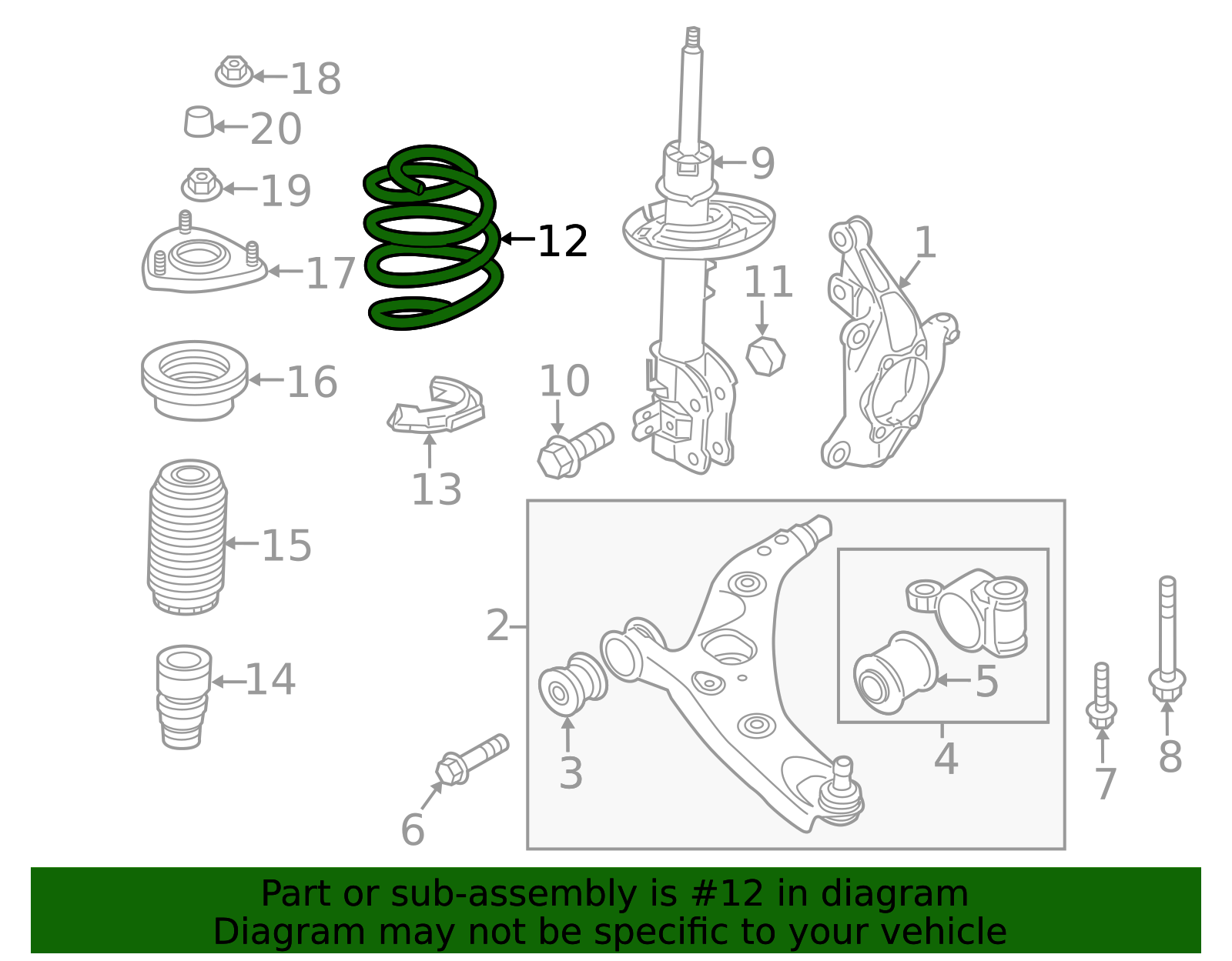 KA0N-34-011B - Coil Spring 2013-2016 Mazda CX-5 | MazdaParts.US Store