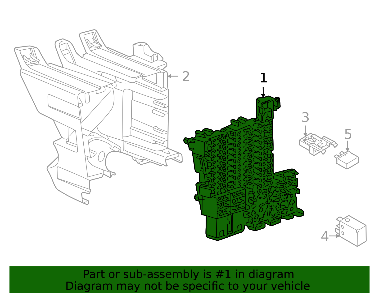 2021-2025 Volkswagen Relay & Fuse Plt 5WA-937-615 | VW Direct Auto Parts