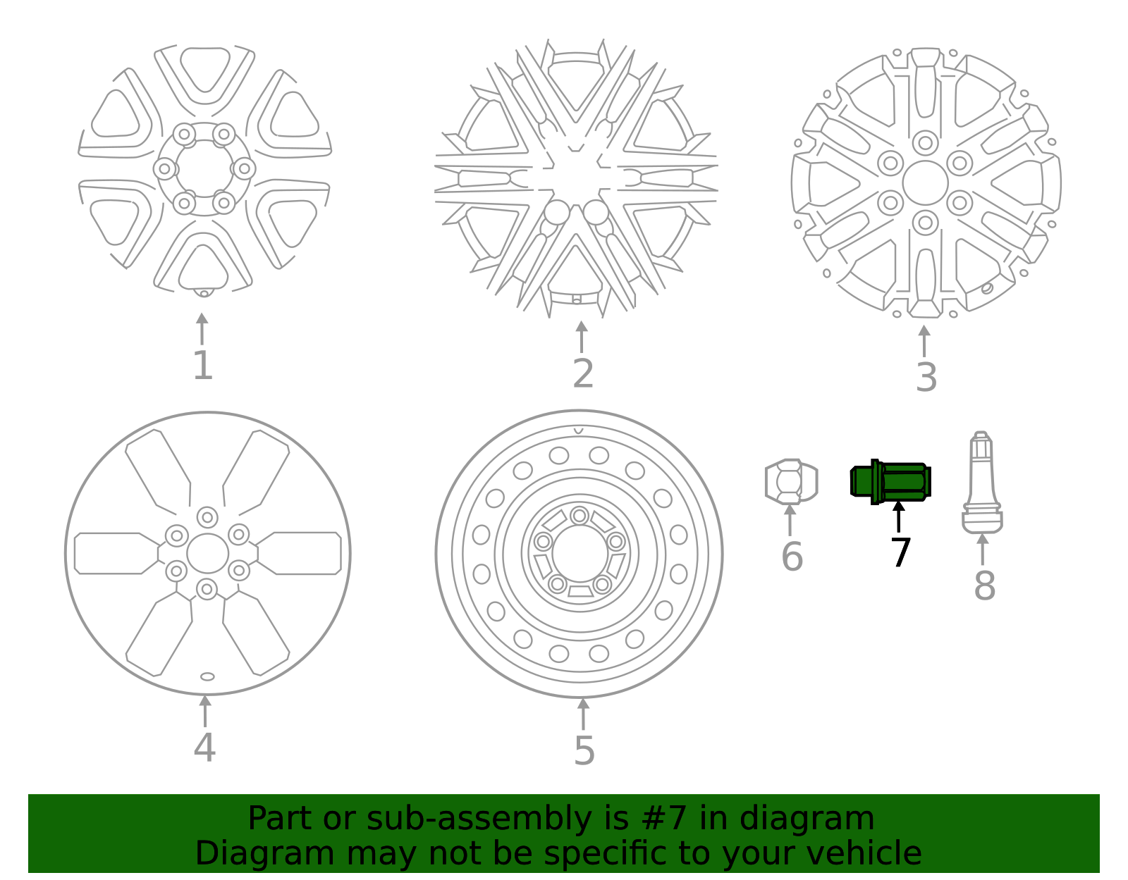 90942-A1008 - Genuine Toyota Tundra Sequoia Black Wheel/Lug Nut 2022 ...