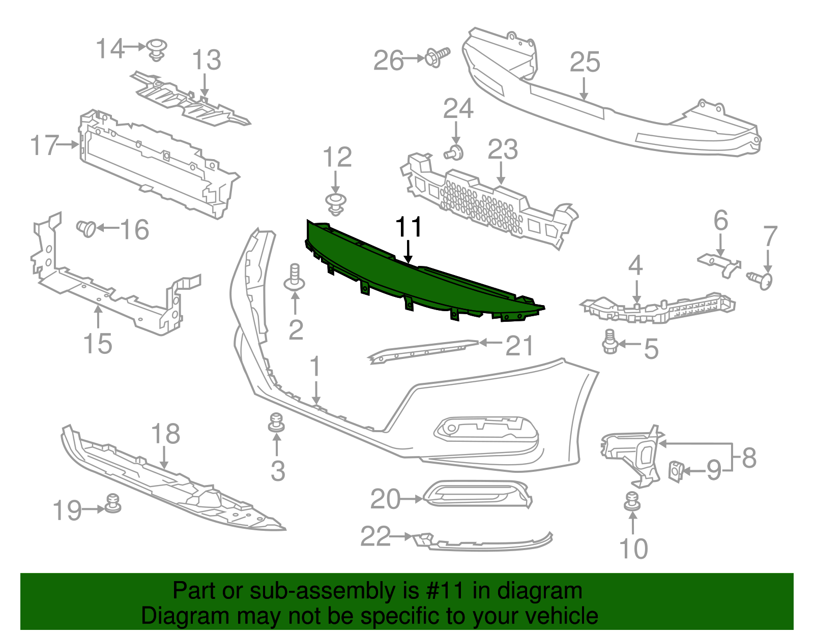 2018-2020 Honda Accord Upper Cover 71105-TVA-A00ZZ | OEM Parts Online