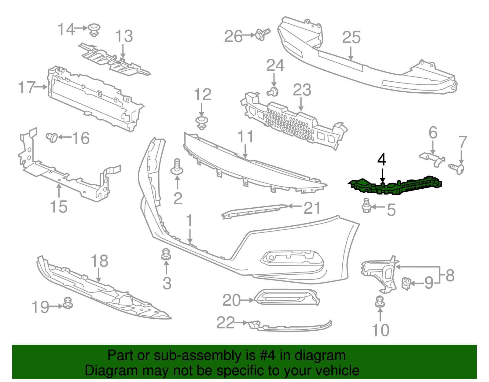 2018-2020 Honda Accord Upper Support 71190-TVA-A00 | Honda Factory Parts