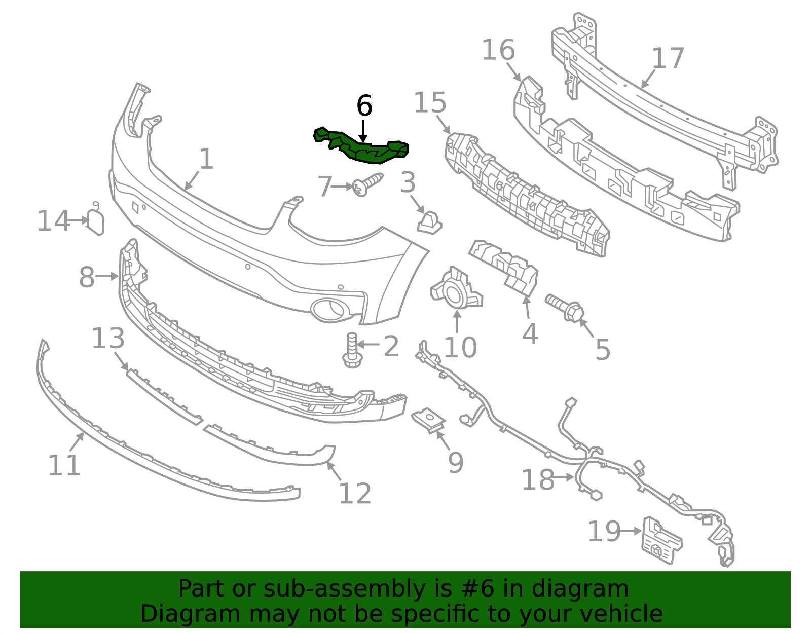 86552-E4000 - Inner Bracket 2015-2019 Kia Soul EV | Kia.Parts Store