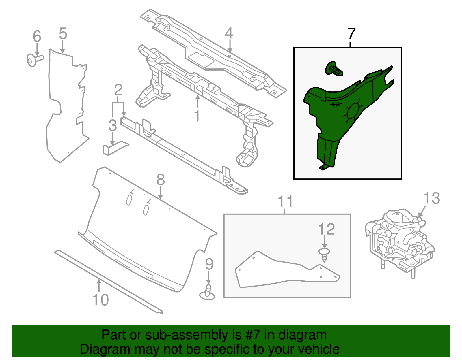 2009-2010 Ford F-150 Inner Shield 9L3Z-9E944-B | Miracle Ford Parts