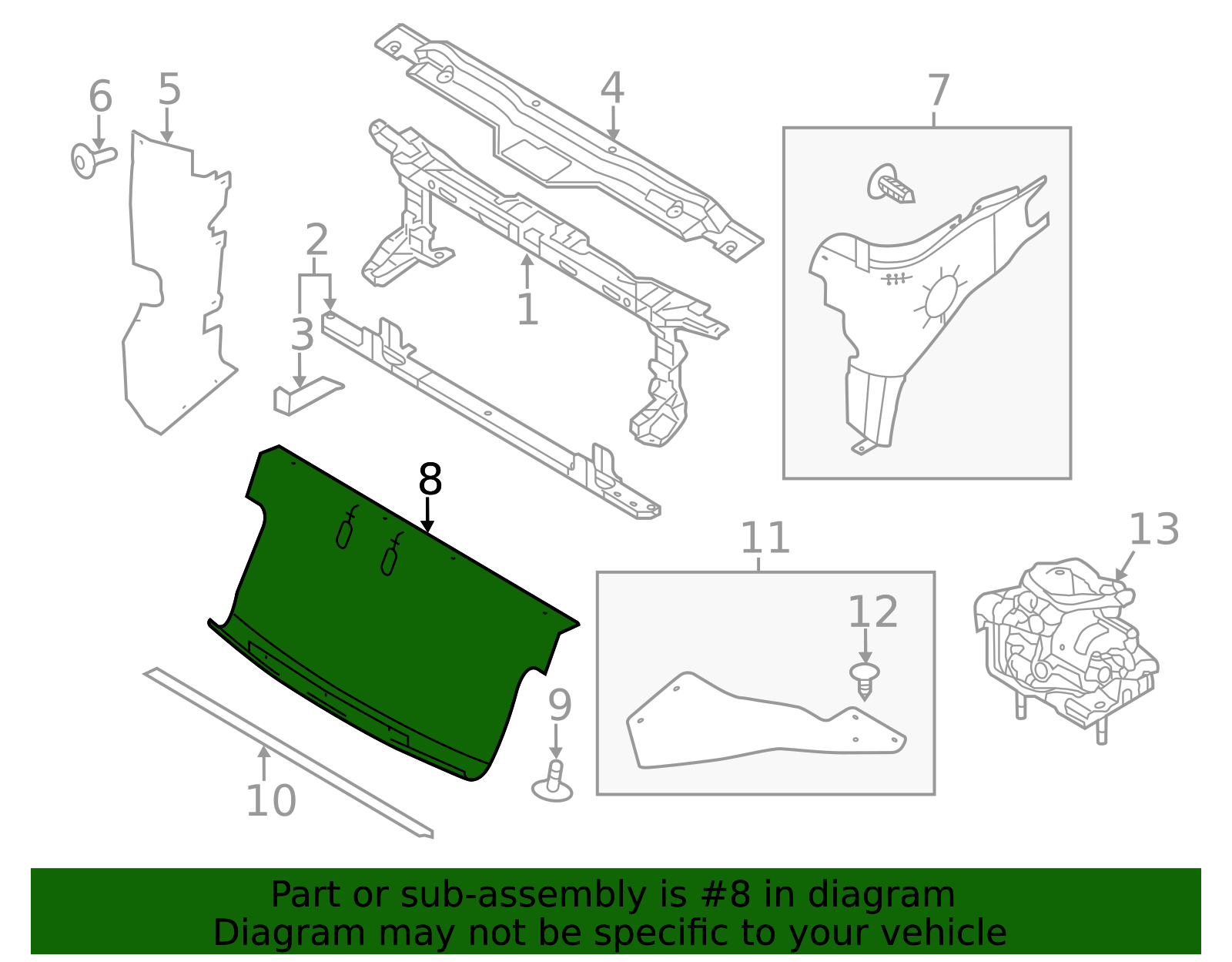2011-2014 Ford F-150 OEM NEW 2011-2014 Ford F150 Crew Cab Pickup Lower ...