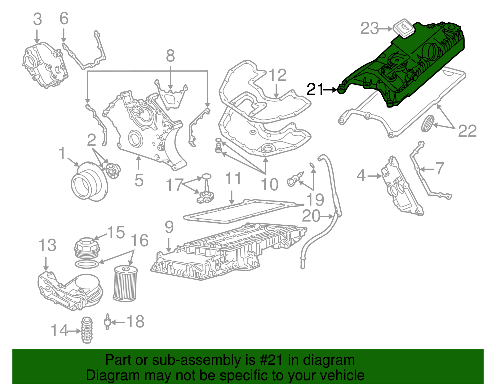 11127563474 - 2002-2010 BMW Valve Cover (11-12-7-563-474) | BMW of ...