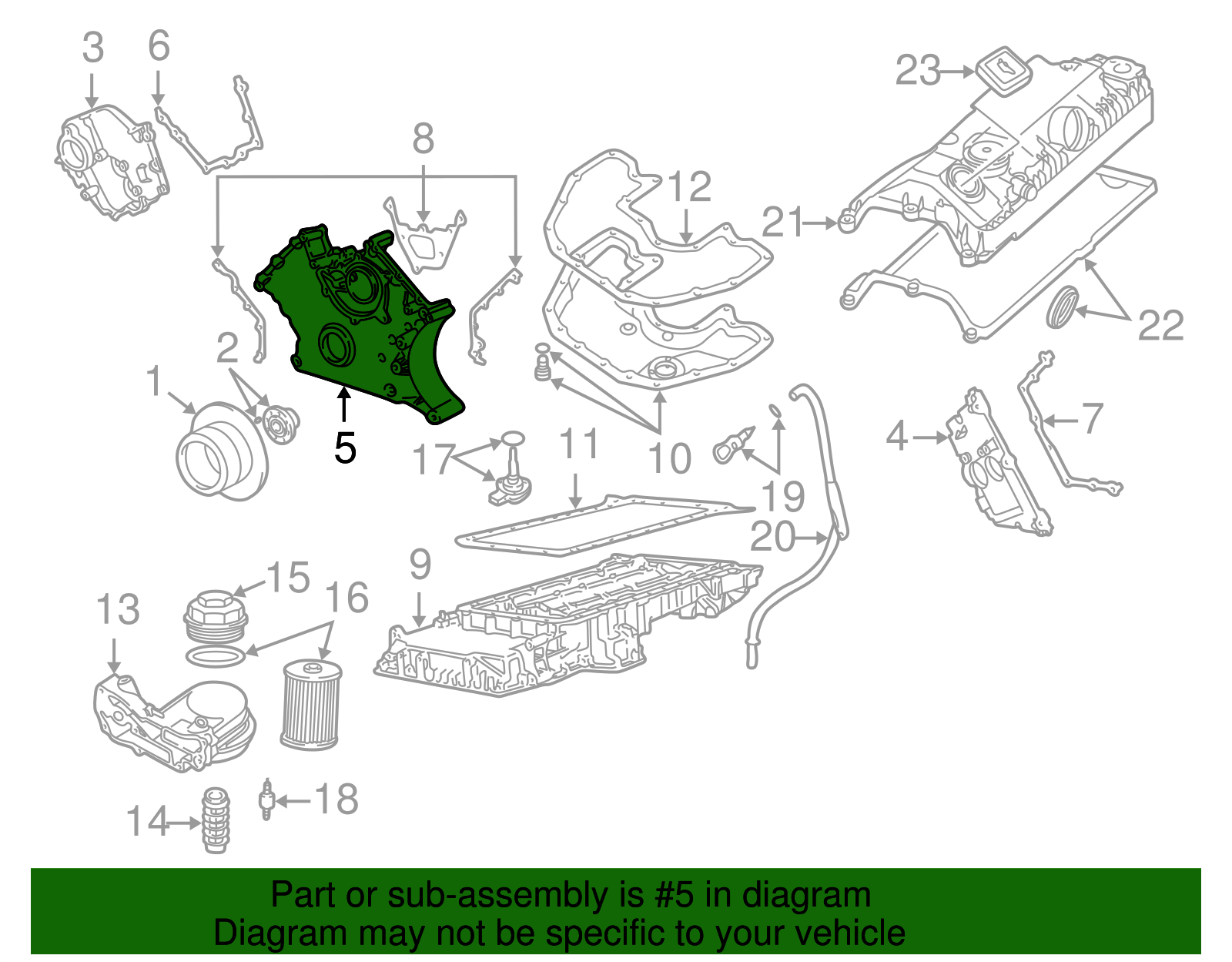 2002-2010 BMW Engine Timing Cover 11-14-7-533-686 | OEM Parts Online