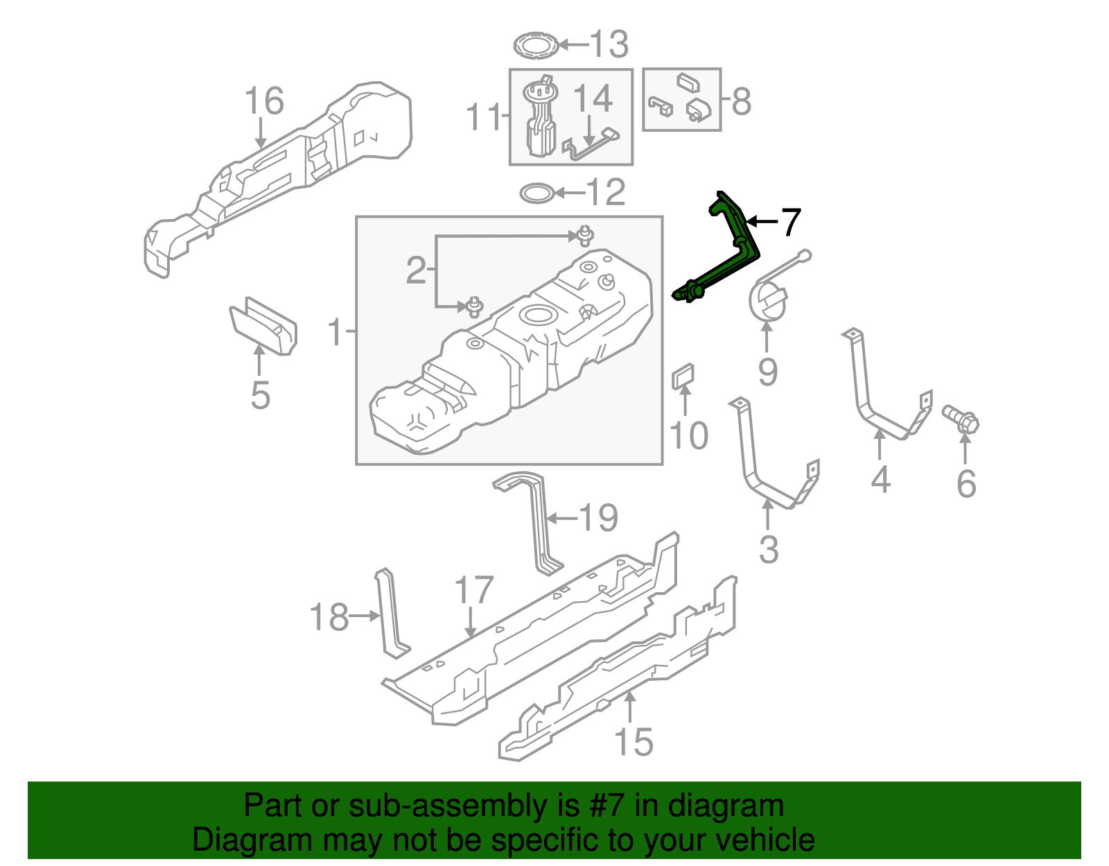 BC3Z-9034-EG - Fuel Tank Filler Neck 2011-2016 Ford | Ford Parts Direct