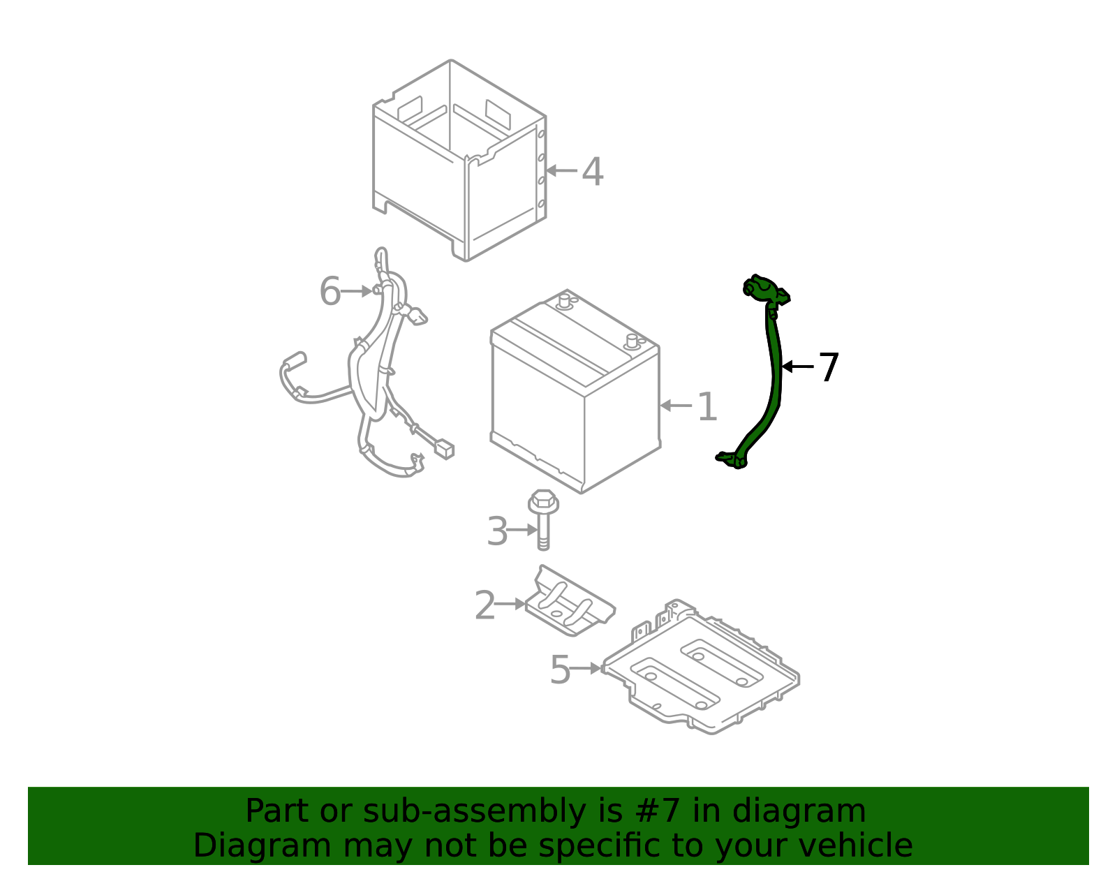 Battery Cable 91850-1E010 - Reliable Power Connections | AutoNation Parts