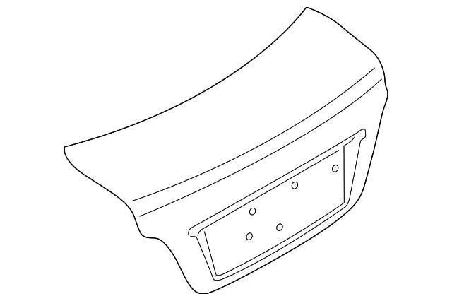 2017 Mitsubishi Mirage G4 Trunk Lid 5920A236 | MITSUBISHI WHOLESALE ...