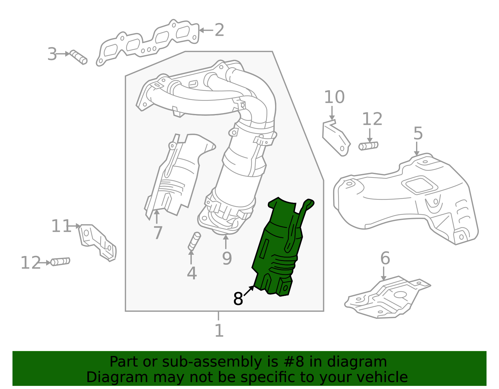 1998-2000 Toyota RAV4 Heat Shield 25586-74070 | MotorMotor