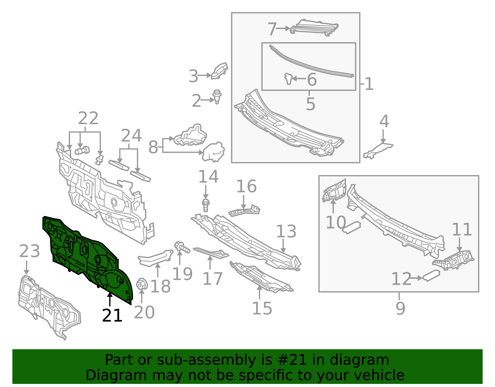 55101-12B60 - High-Quality Firewall for AutoNation Parts