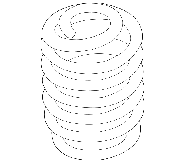 8K0-511-115-DF - Coil Spring 2009-2018 Audi | Audi OEM Parts Guy